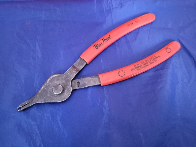 BLUE-POINT PR34A STRAIGHT Retaining Snap Ring Pliers Internal External ...