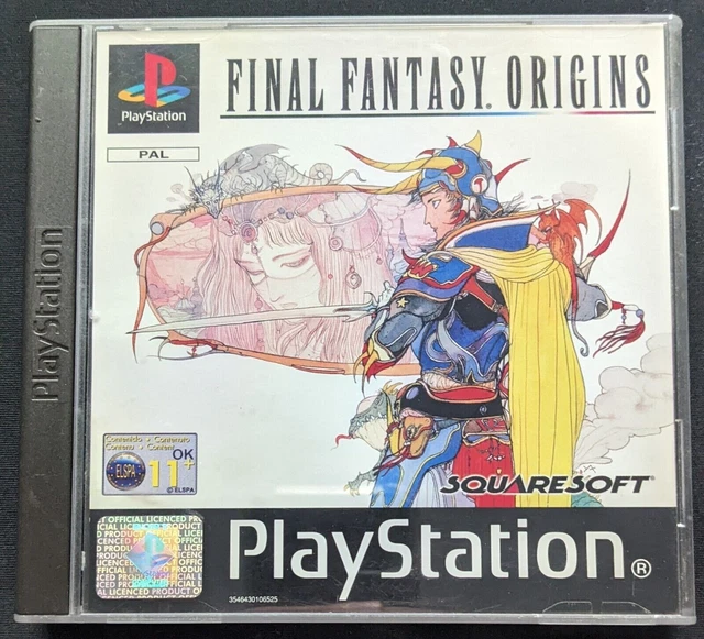 FINAL FANTASY ORIGINS - Playstation 1 PS1 With Manual | Black Label ...
