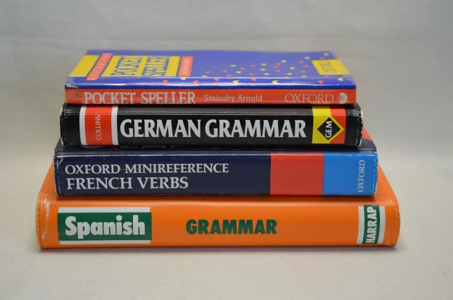 FRENCH VERBS GERMAN/SPANISH Grammar Aus Pocket Speller Oxford Collins ...