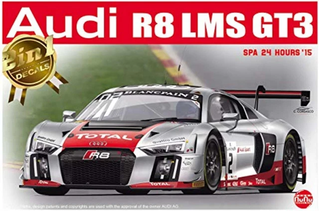 PLATZ NUNU 1/24 Racing Series Audi R8 LMS GT3 Model Kit PN24004 ...