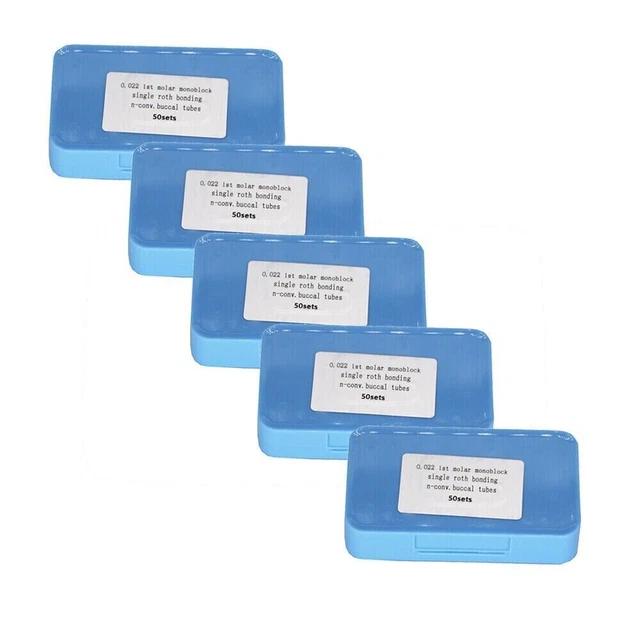 10 × TUBE buccal monobloc orthodontique dentaire 1ère molaire roth 0. ...