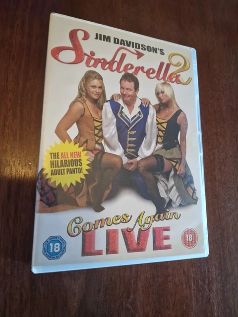 JIM DAVIDSON: SINDERELLA Comes Again DVD (2004) Jim Davidson cert 18 ...