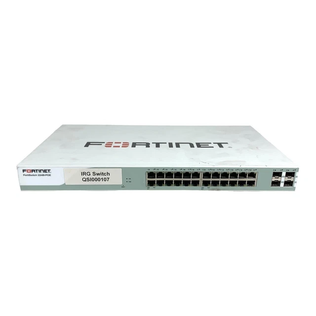 FORTINET FORTISWITCH FS-124F-POE FortiGate Managed Switch 24xGE LAN ...