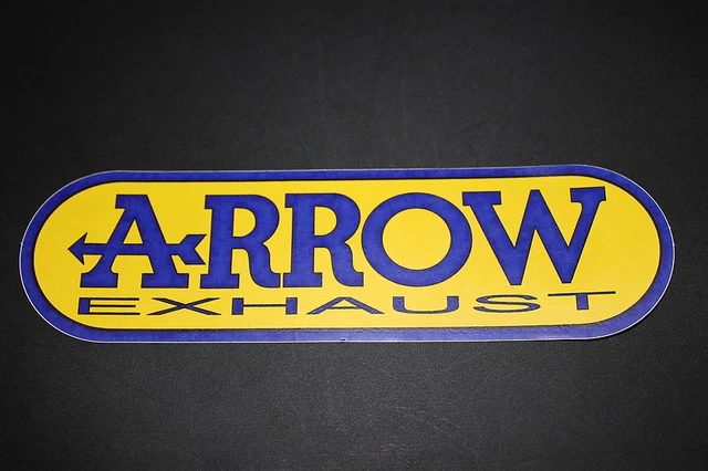 ARROW AUFKLEBER STICKER Decal Autocollant Schrifzug Auspuff Exhaust ...