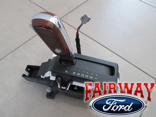 2010 F-150 OEM Ford Lariat Woodgrain Floor Console Shifter and Handle ...
