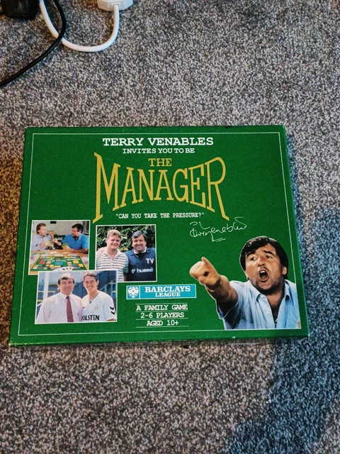 RARE SIGNED TERRY Venables The Manager Board Game - Vintage - Complete ...