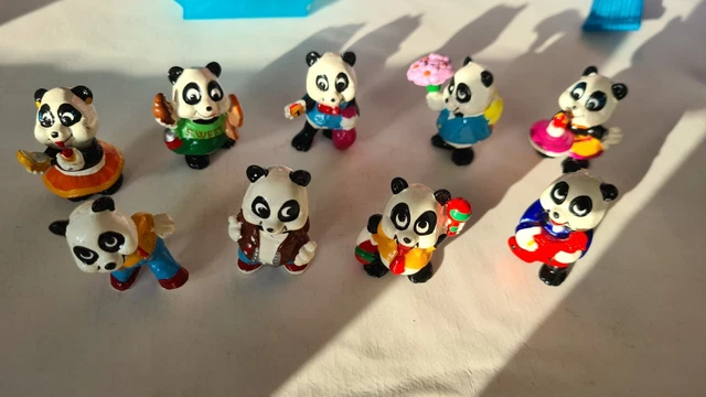 KINDER FERRERO SORPRESINE Serie Panda Party 9 Pezzi EUR 8,00 - PicClick IT