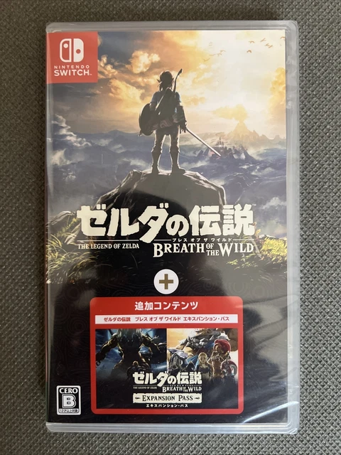 ZELDA BREATH OF The Wild + Expansion Pack Nintendo Switch JAPAN Multi ...