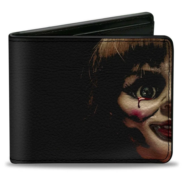 BI-FOLD WALLET ANNABELLE Half Face + ANNABELLE Logo Black/Tan/Red EUR ...