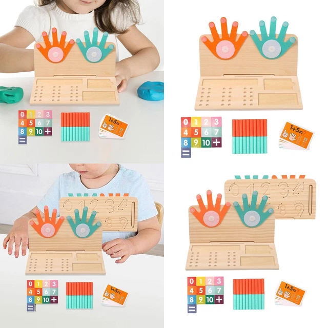 JEU ÉDUCATIF DE Mathématiques pour Les Doigts, Outils D'apprentissage ...