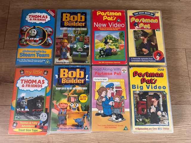 8 X Postman Pat Bob Builder Thomas Train VHS Collection Bundle BBC £57. ...