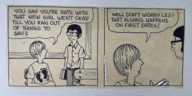 RARE, VERY EARLY original art Funky Winkerbean comic strip by Tom ...