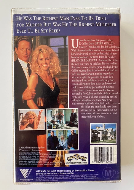 TEXAS JUSTICE [VHS] Roadshow Video Big Box Ex-Rental Clamshell 1995 TV Movie VGC £37.74 ...