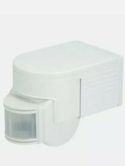 PIR DETECTOR 1200W for lighting IP44 180º Detection Range £7.99 ...