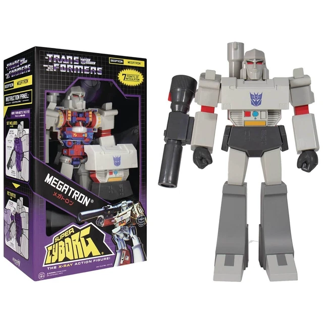 TRANSFORMERS MEGATRON GENERATION G1 Modellino Super Cyborg Super 7 11 ...