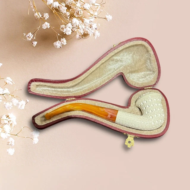 PIPE EN ÉCUME de mer faite à la main de haute qualité EUR 37,61 ...