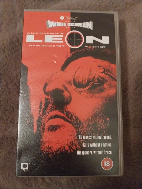LEON 1994 VHS Widescreen Edition 90s cult classic Reno, Oldman, Besson ...