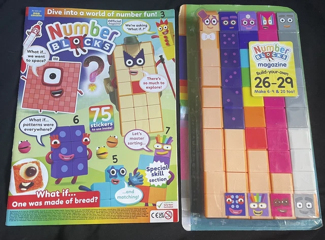 NUMBERBLOCKS MAGAZINE 26 - 29 & Makes 6 - 9 & 20 Number Blocks CBeebies ...