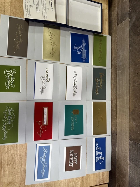 VINTAGE 1960S SALESMAN Sample Birthday Cards With Price Sheet $39.99 ...