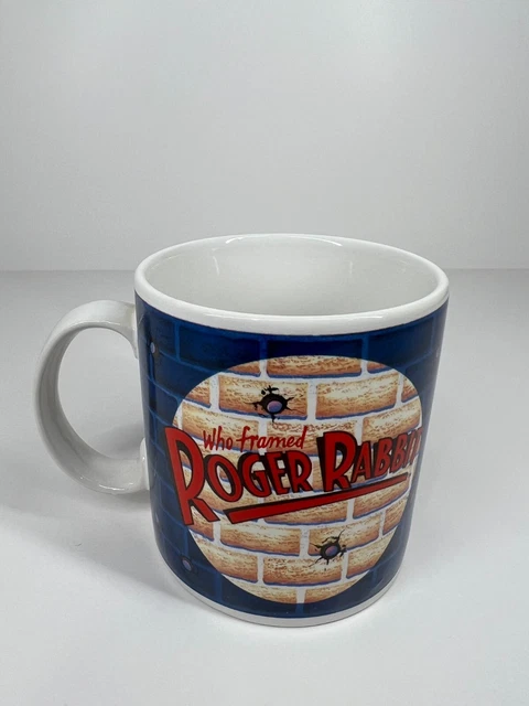 VINTAGE DISNEY WHO Framed Roger Rabbit coffee mug cup ceramic ...