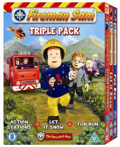 FIREMAN SAM: ACTION Stations/Let It Snow/Fun Run DVD (2008) Fireman Sam cert U £9.46 - PicClick UK