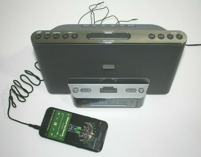 SONY ICF-CS15IP DREAM Machine Personal Audio Docking System Alarm Clock ...