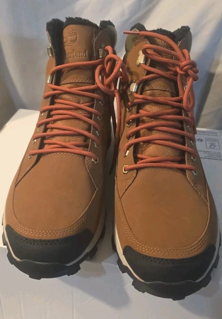 TIMBERLAND TREELINE WP Insulated Boots Rust Leather Men Size 10.5 New ...