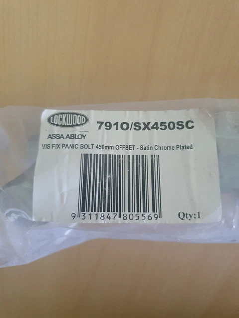 ASSA ABLOY / Lockwood Panic (Skeleton) Offset Bolt 450mm 7910/SX450SC ...