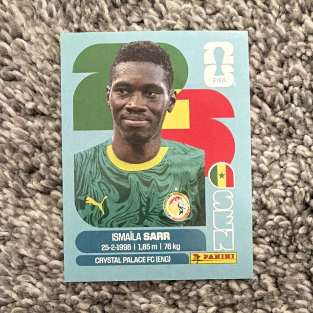 PANINI FIFA WORLD Cup 2026 Sticker Ismaïla Sarr SEN16 Player Portrait £ ...