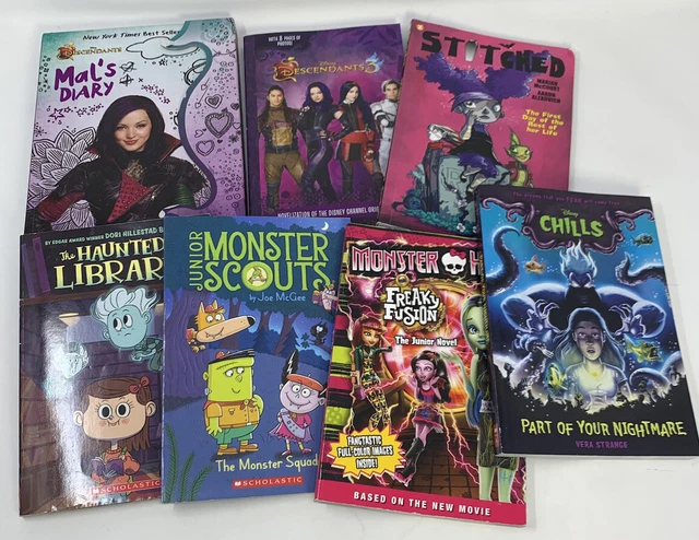 CHILDRENS SCARY CHAPTER Book Lot Of 7 Monster Spooky Elementary School ...