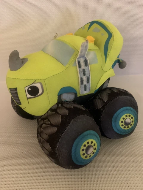 BLAZE AND THE Monster Machines Pickle Truck Car Green Soft Plush Toy 7 ...