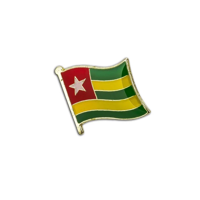 PIN'S DRAPEAU TOGO flottant - Togolais - en Acier - Drapeaux ...