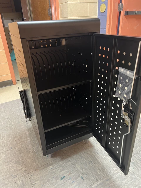 DEVICES MOBILE CHARGING Cart Locking Charging Station Cabinet for ...