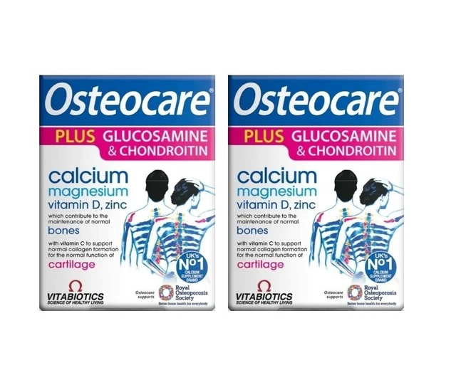 OSTEOCARE GLUCOSAMINE 120 Tablets (No Box and Leaflet) Exp End 01/2027 ...