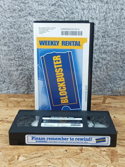 BLOCKBUSTER VIDEO VHS Clamshell Case & VHS - Harvard Man 2001 £18.57 ...