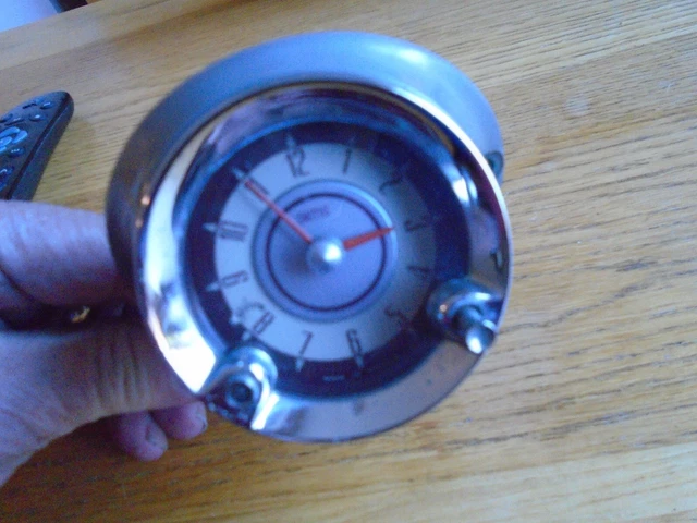 SMITHS VINTAGE CAR Clock Very Rare Angled Fitting £50.00 - PicClick UK