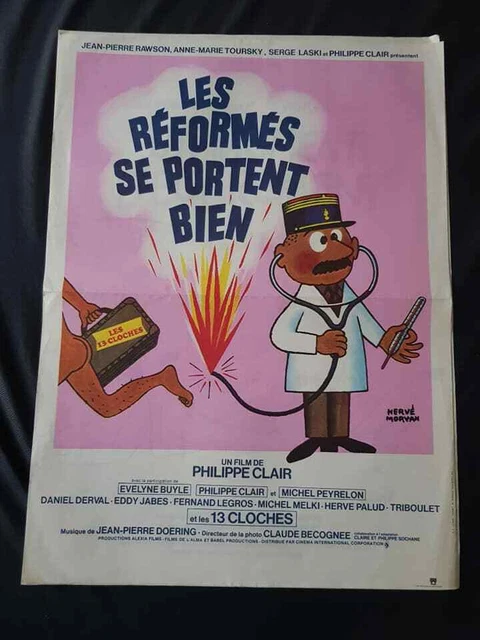 AFFICHE DE CINÉMA d'époque: LES REFORMES SE PORTENT BIEN de 1978 ...