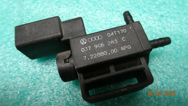 AUDI A6 3.0 TDI quattro solenoid valve / vacuum valve 037906283 C ...