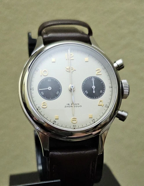 HKED 38MM MECHANICAL Chronograph Watch 1963 ST1901 - Sapphire, Swan ...