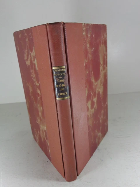 QUE SAIS-JE ?-CHARLES ROSTAING-LES NOMS DES LIEUX-Relié-1945-ÉDITION ...