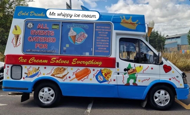 FORD TRANSIT GENUINE Cummins Soft Ice Cream Van Carpigiani Uno Slush ...