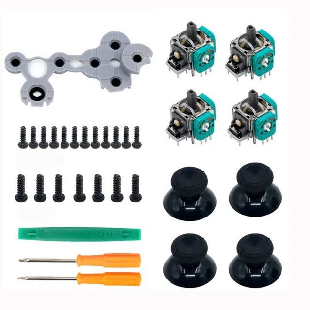GAME CONTROLLER 3D Spare Joystick Analog Sensor Shaft With Screws For ...