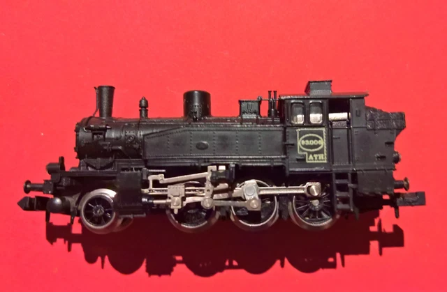 FLEISCHMANN TRACK N (7030) steam locomotive 93006 ATH without original ...