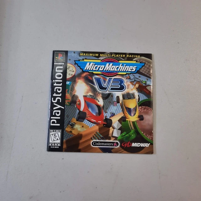 MICRO MACHINES V3 Playstation (Instruction) *Anglais/English $2.49 ...