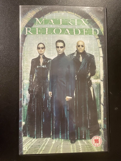THE MATRIX RELOADED VHS 2003 Keanu Reeves, Laurence Fishburne, Carrie Anne-Moss £6.50 - PicClick UK