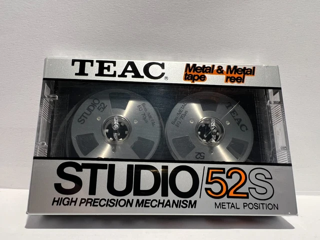 TEAC STUDIO 52S METAL (Type IV) REEL to REEL CASSETTE, MEGA RARE, JAPAN ...