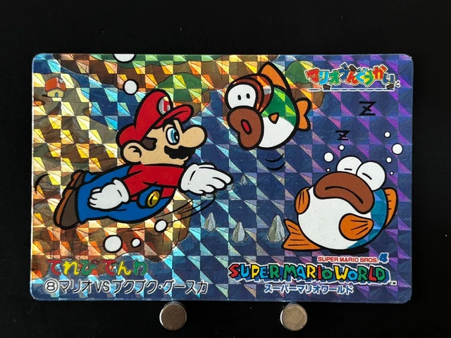 MARIO RIP VAN Fish Super Mario Bros 4 Card Holo Japanese Nintendo ...
