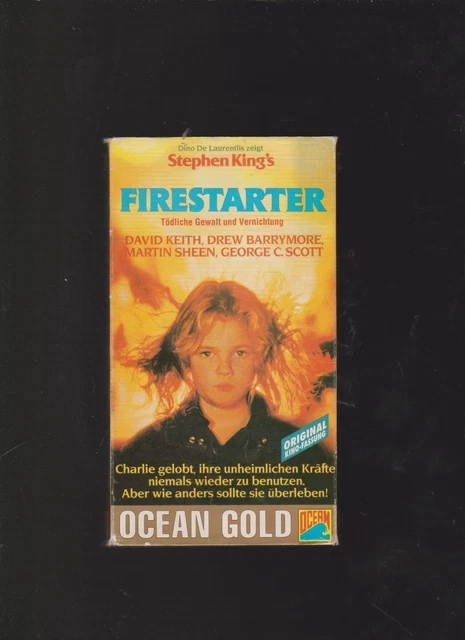 STEPHEN KINGS FIRE starter vhs video