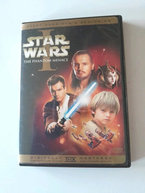 STAR WARS: EPISODE I - The Phantom Menace (DVD, 2001) Region One,2 Disc ...