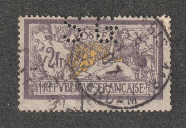 FRANCE -TIMBRE OBLITÉRÉ - Merson 2f violet et jaune - N°122 - TB EUR 14 ...